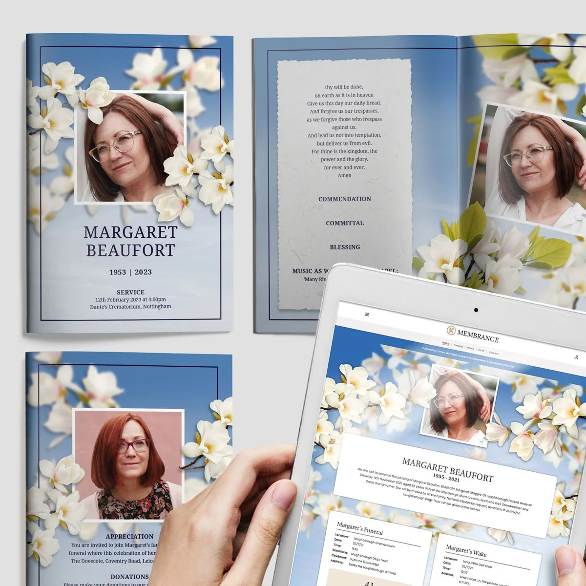 Funeral Notice Examples — Membrance - Orders of Service & Funeral Notices