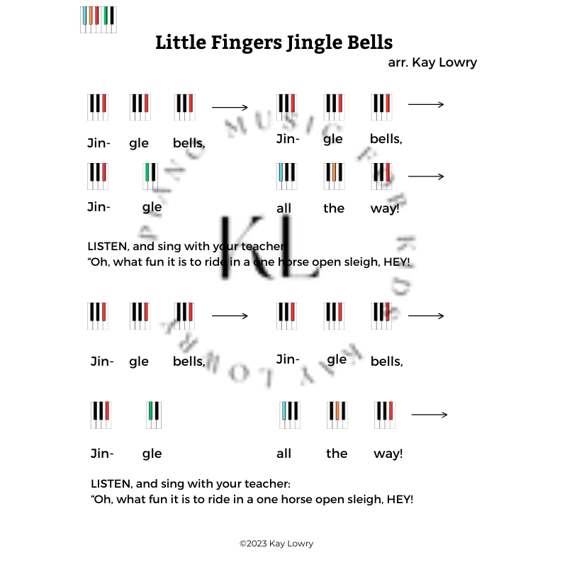 Deck the Halls – Pre-Reading Solo or Duet PDF — Piano Music For Kids