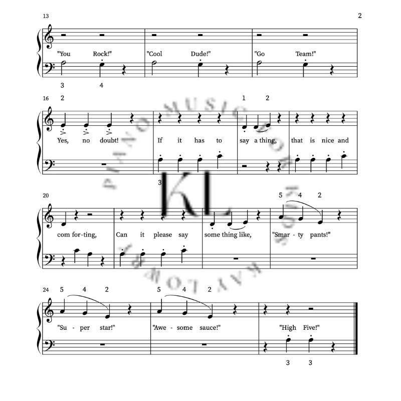 What I Love! Elementary Piano Solo — Piano Music For Kids