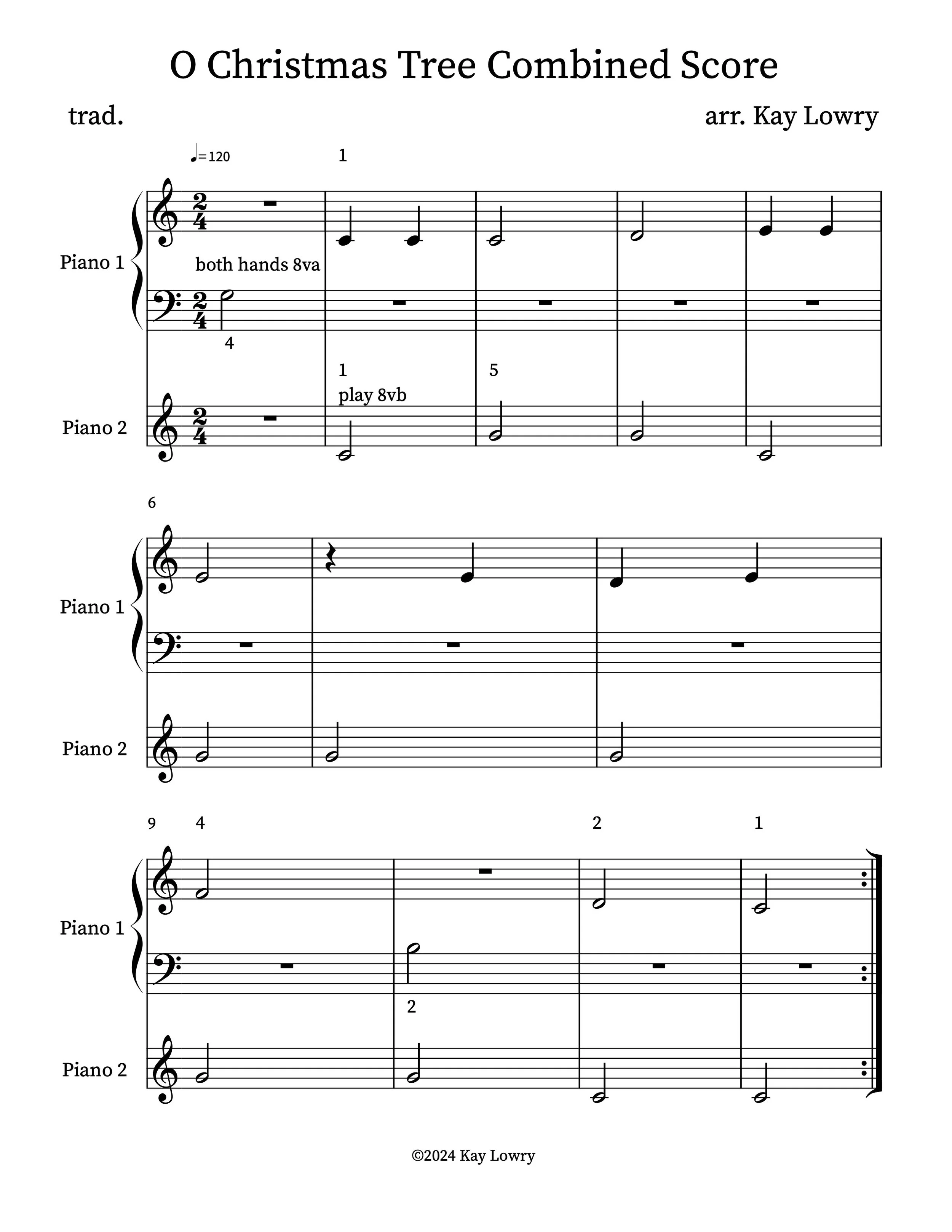 Deck The Halls - Easy Piano — Piano Music For Kids