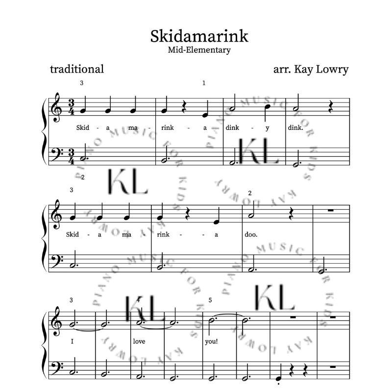 What I Love! Elementary Piano Solo — Piano Music For Kids