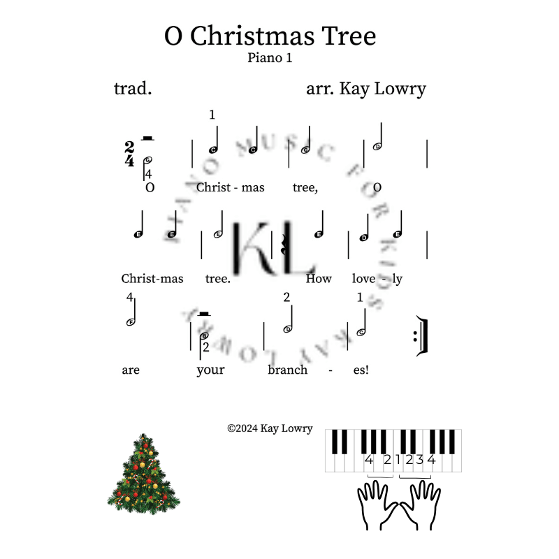 Deck The Halls - Easy Piano — Piano Music For Kids