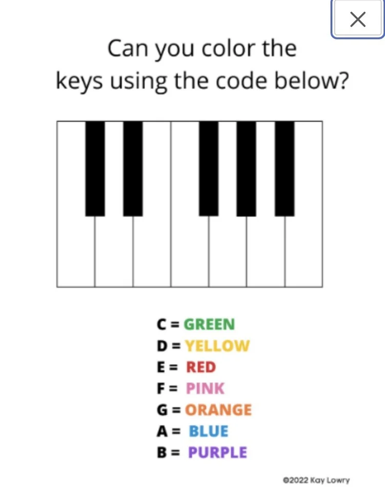 Free Piano Key Worksheets for Beginners | Fun & Engaging Practice ...