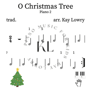 Deck the Halls – Pre-Reading Solo or Duet PDF — Piano Music For Kids