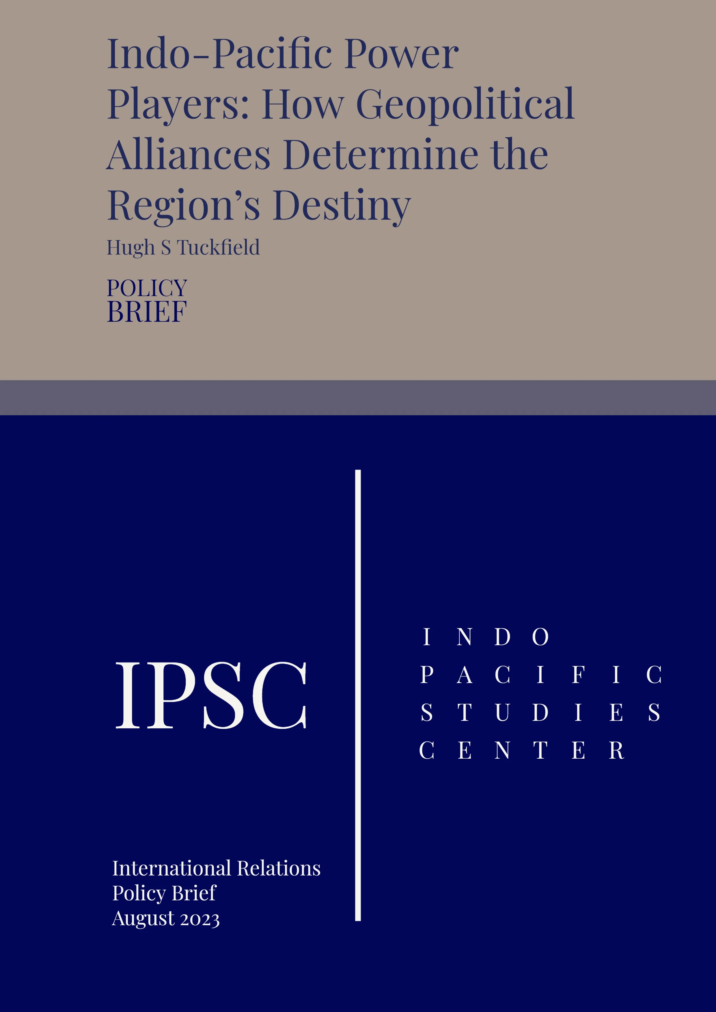 The Indo-Pacific Studies Center