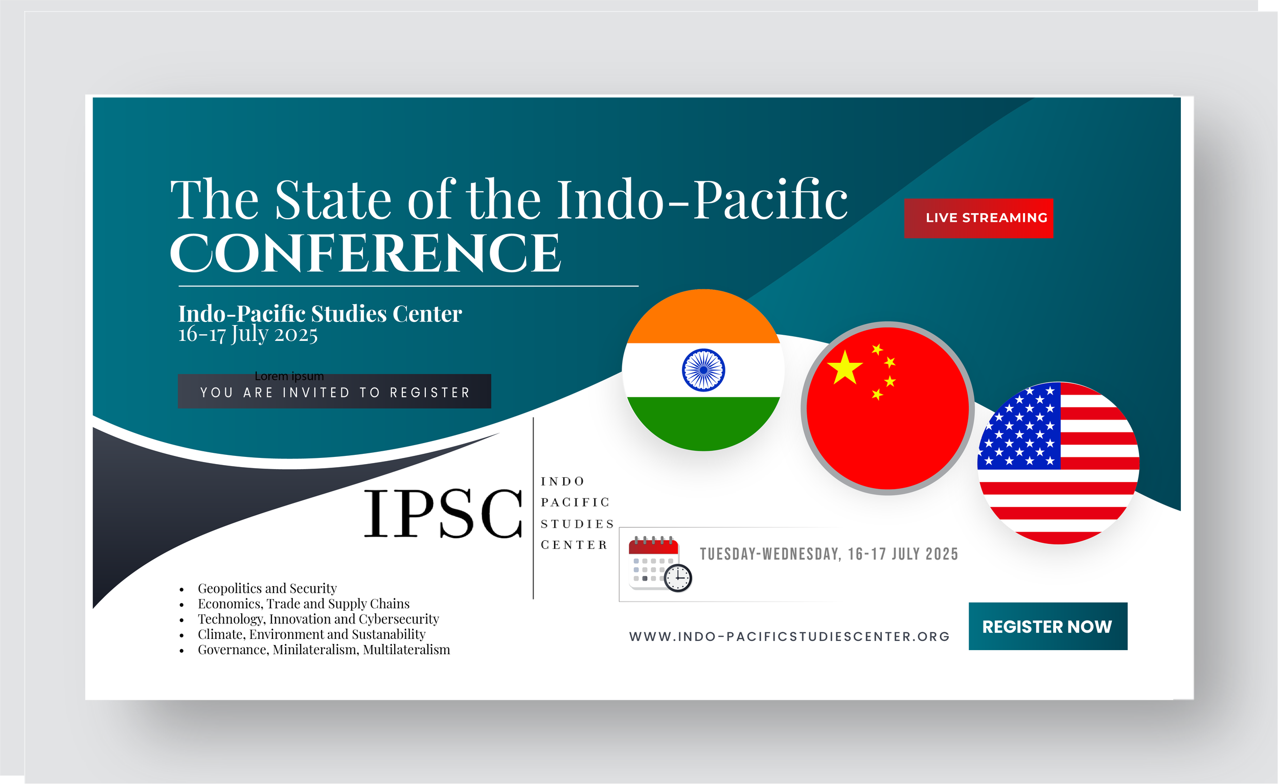 𝗧𝗵𝗲 𝗦𝘁𝗮𝘁𝗲 𝗼𝗳 𝘁𝗵𝗲 𝗜𝗻𝗱𝗼-𝗣𝗮𝗰𝗶𝗳𝗶𝗰 𝗖𝗼𝗻𝗳𝗲𝗿𝗲𝗻𝗰𝗲 𝟮𝟬𝟮𝟱 — The Indo-Pacific ...