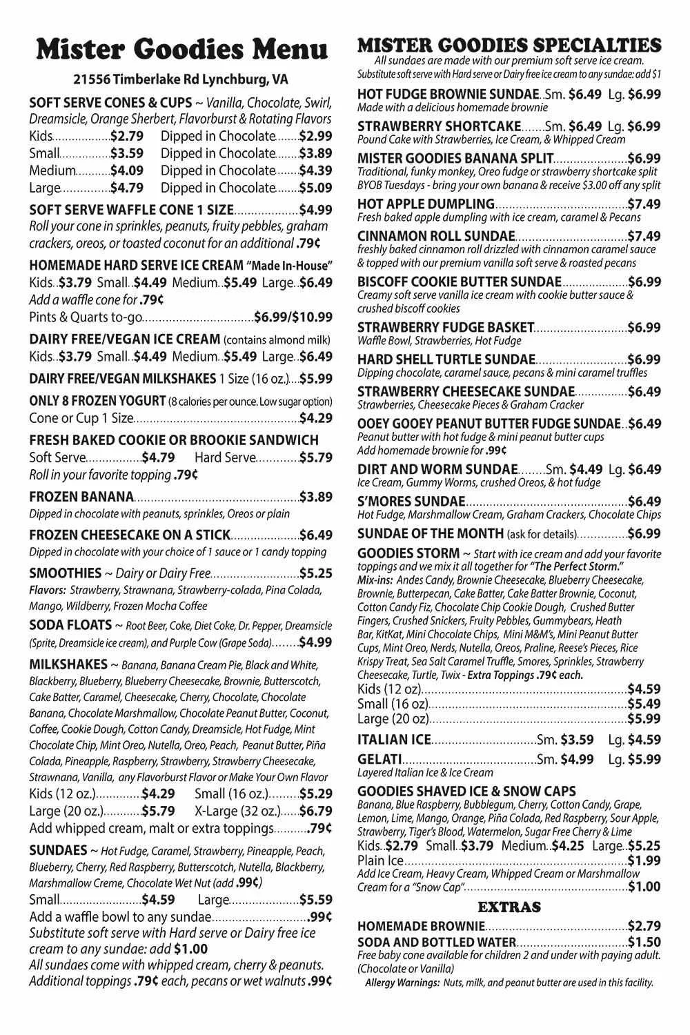 Mister Goodies-Ice Cream-Lynchburg
