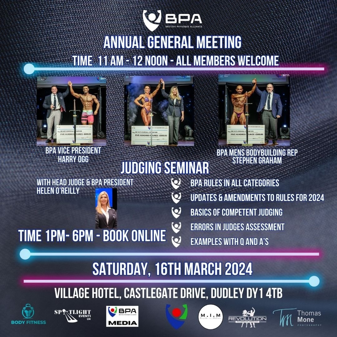 Events — British Physique Alliance