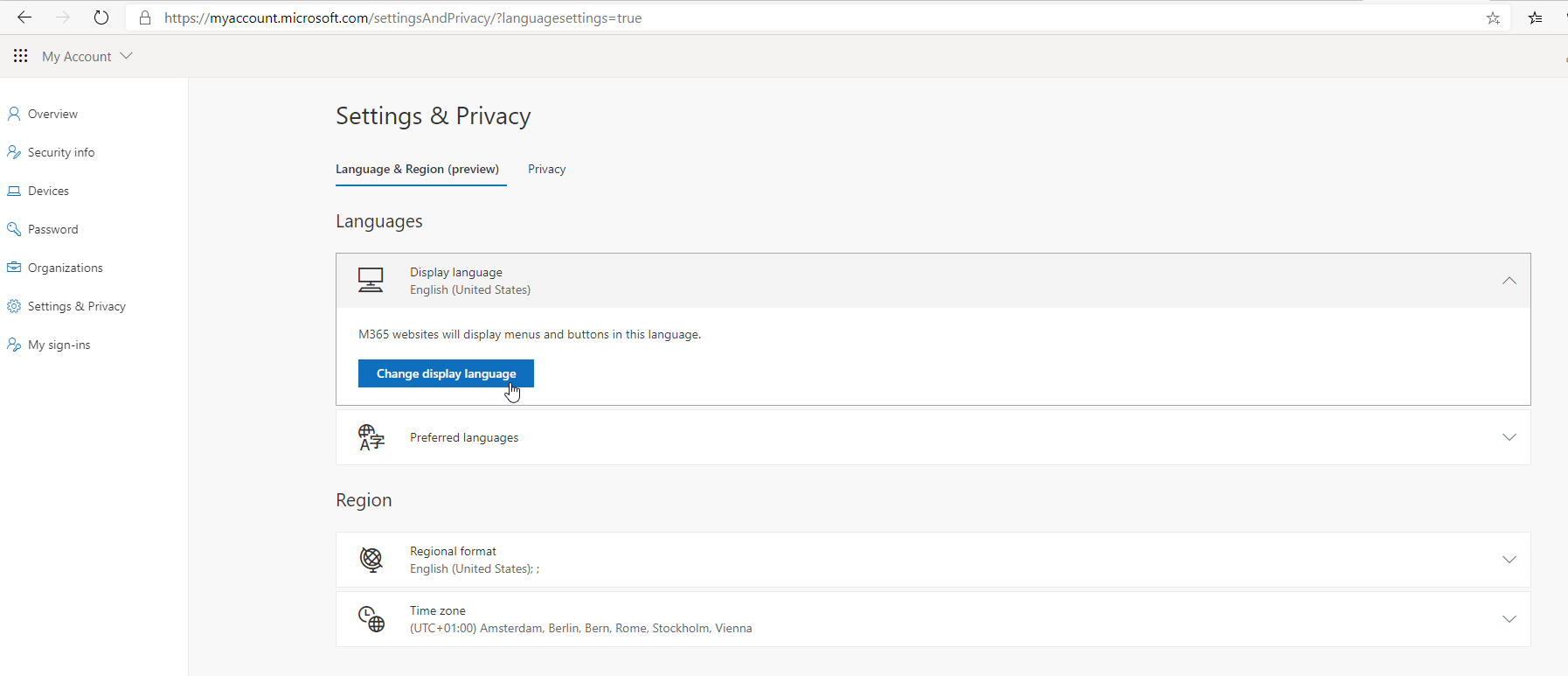 Microsoft 365 – Language Confusion — thinformatics