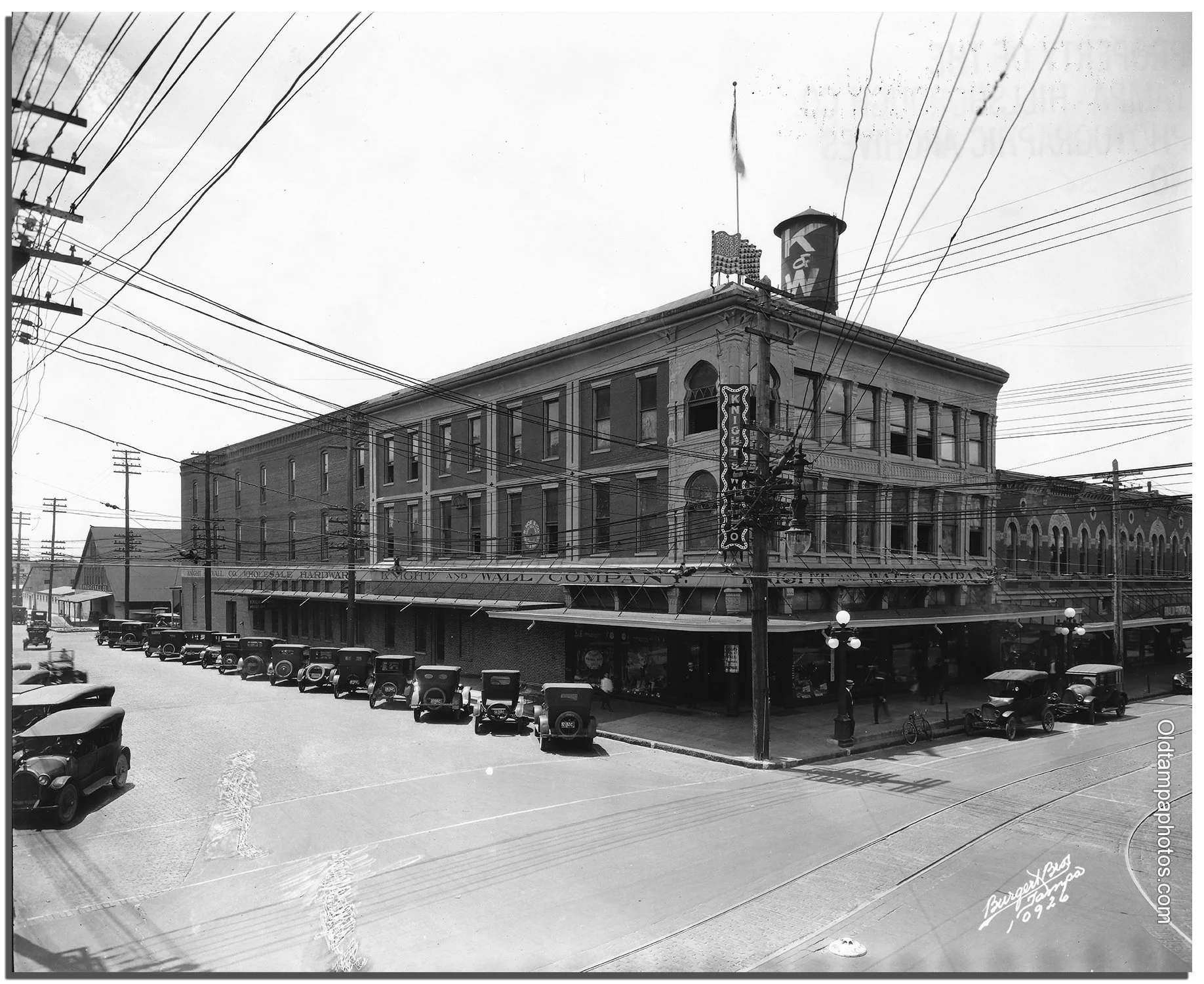 Knight and Wall Company Building on corner of Lafayette and Tampa ...