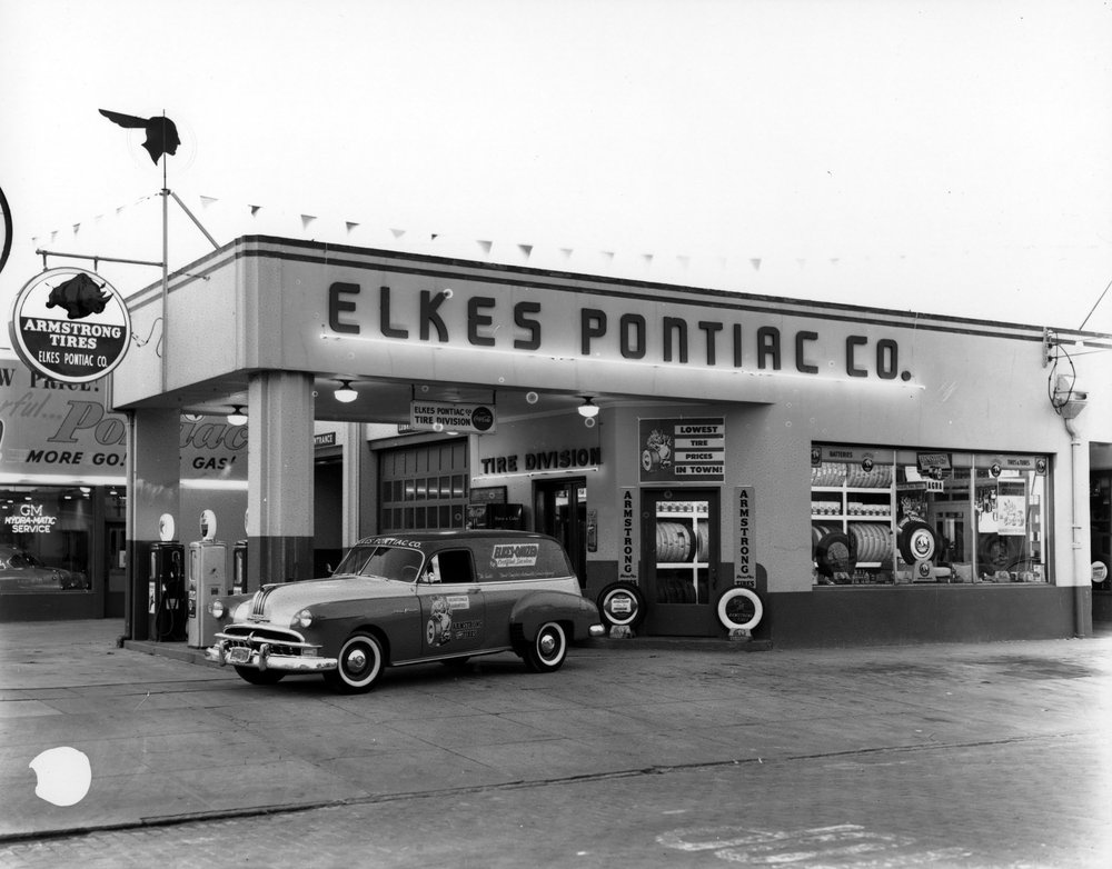 Elke's Pontiac on [1101] Florida Avenue (1950) — Old Tampa Photos Home