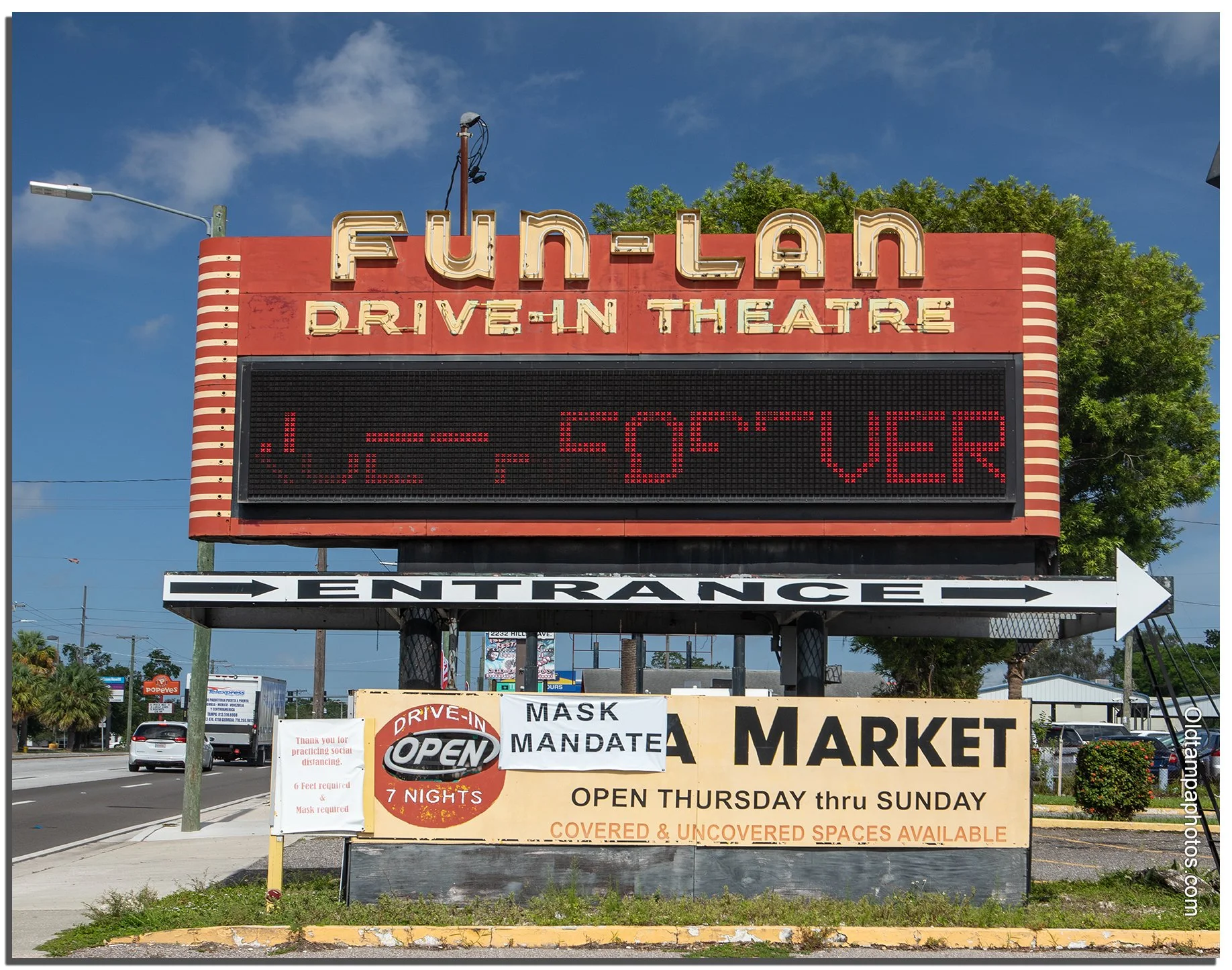 Fun-Lan Drive-In Theatre, 2302 East Hillsborough Avenue — Old Tampa ...