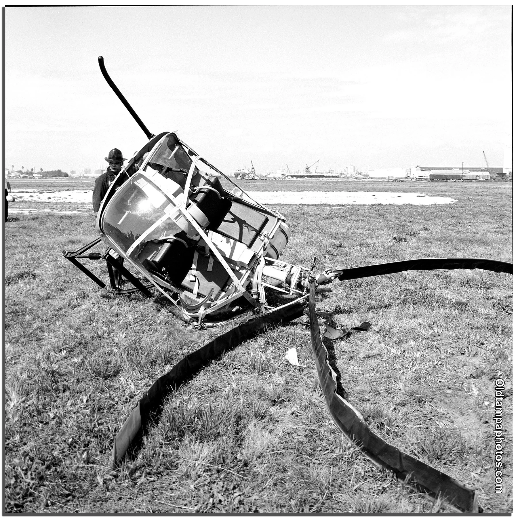 Tampa Police Department Helicopter crash 197i — Old Tampa Photos Home