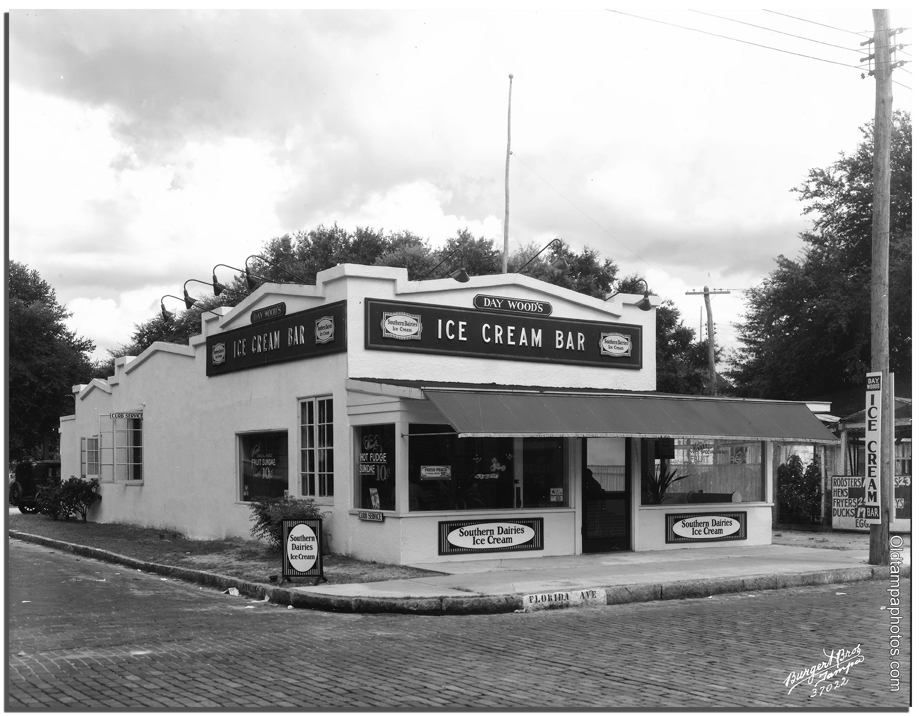 Day Wood's Ice Cream Corner — Old Tampa Photos Home
