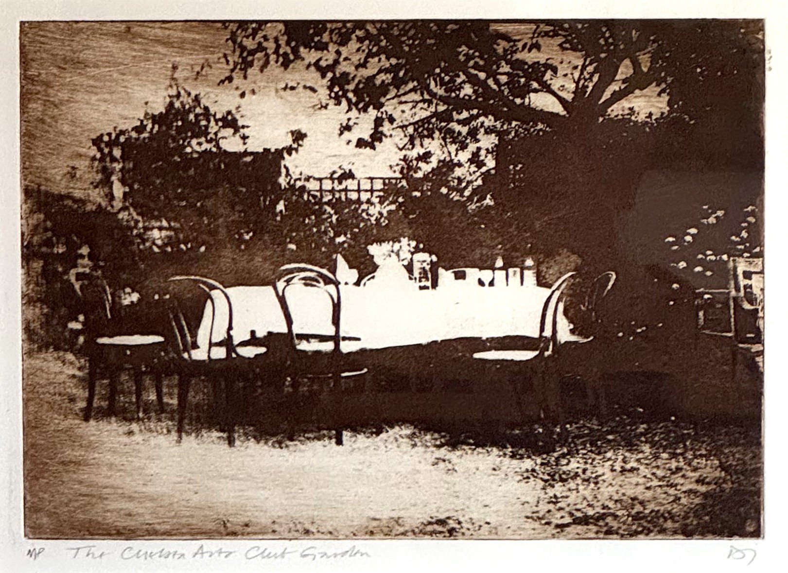 The Chelsea Arts Club Garden by David Rhys Jones — The Gallery at Green ...