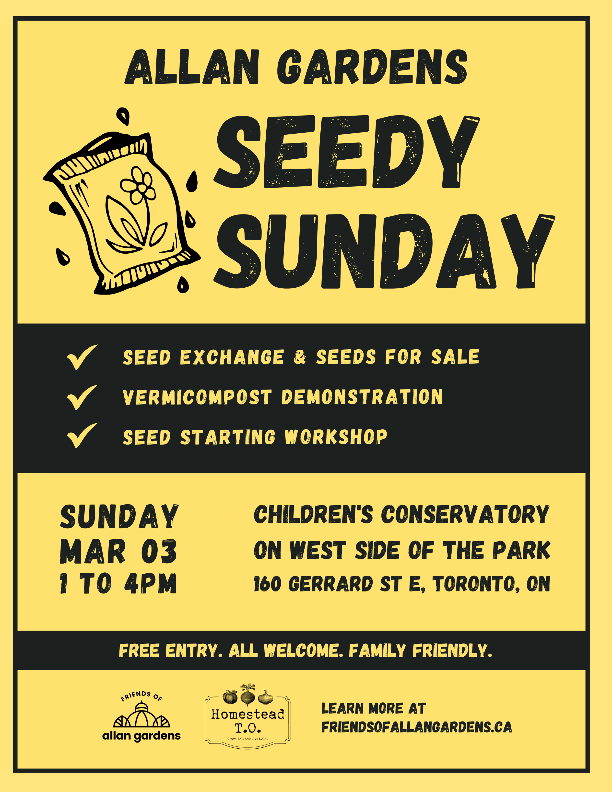 Allan Gardens Seedy Sunday — Friends of Allan Gardens