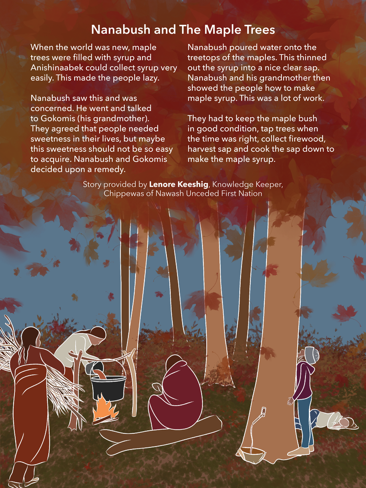 Nanabush and the Maple Trees — Friends of Allan Gardens