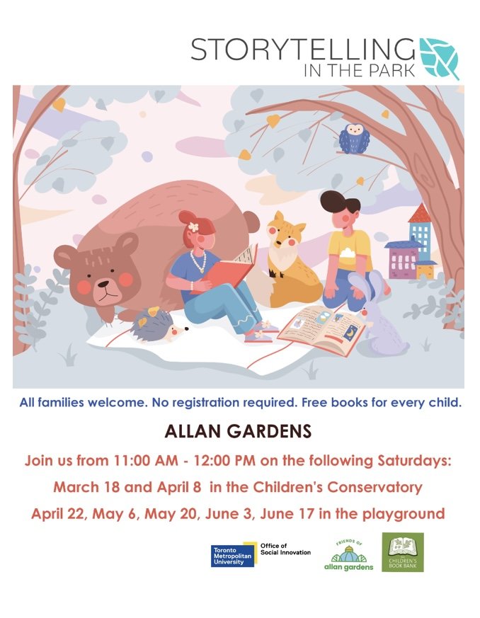 Storytelling in the Park - Earth Day — Friends of Allan Gardens