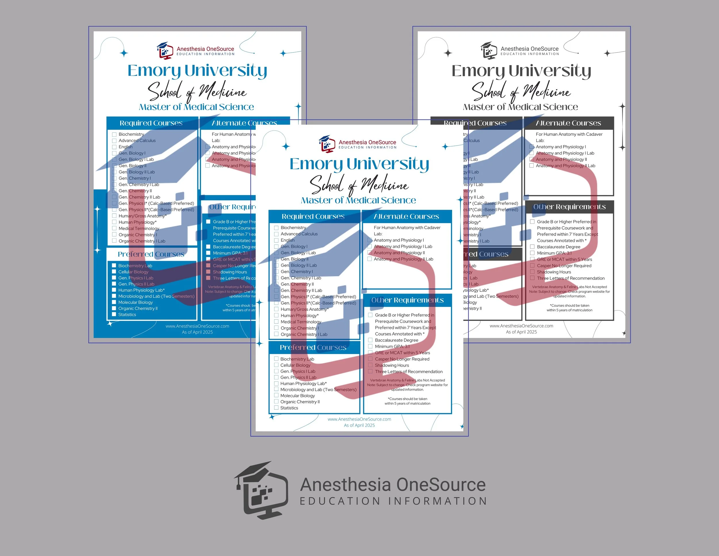 NSU AA Prerequisite Checklist