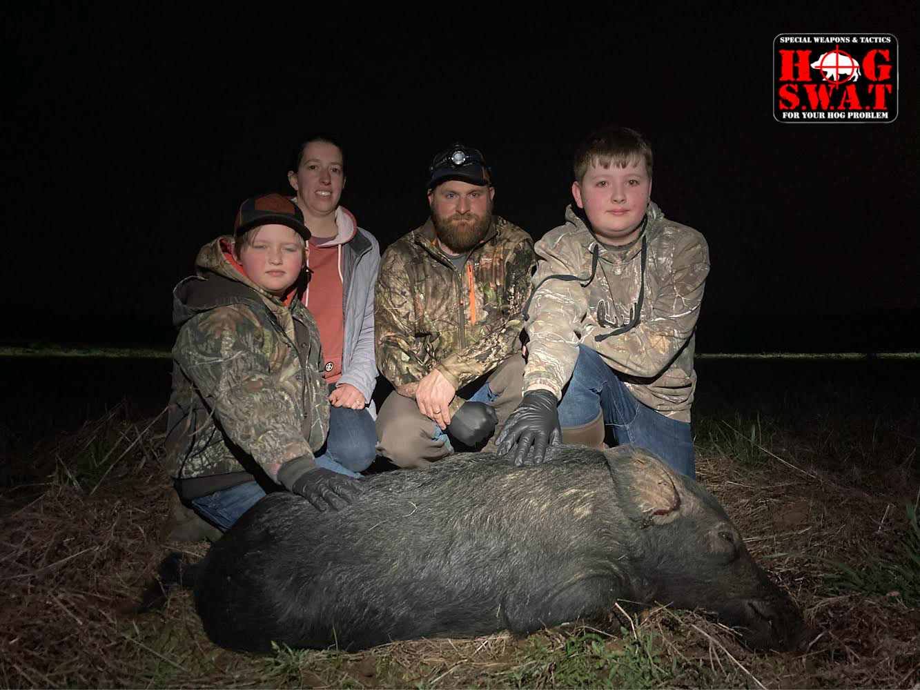 Family Wild Hog Hunting — Hog S.W.A.T. Guided Night Hog Hunt ...