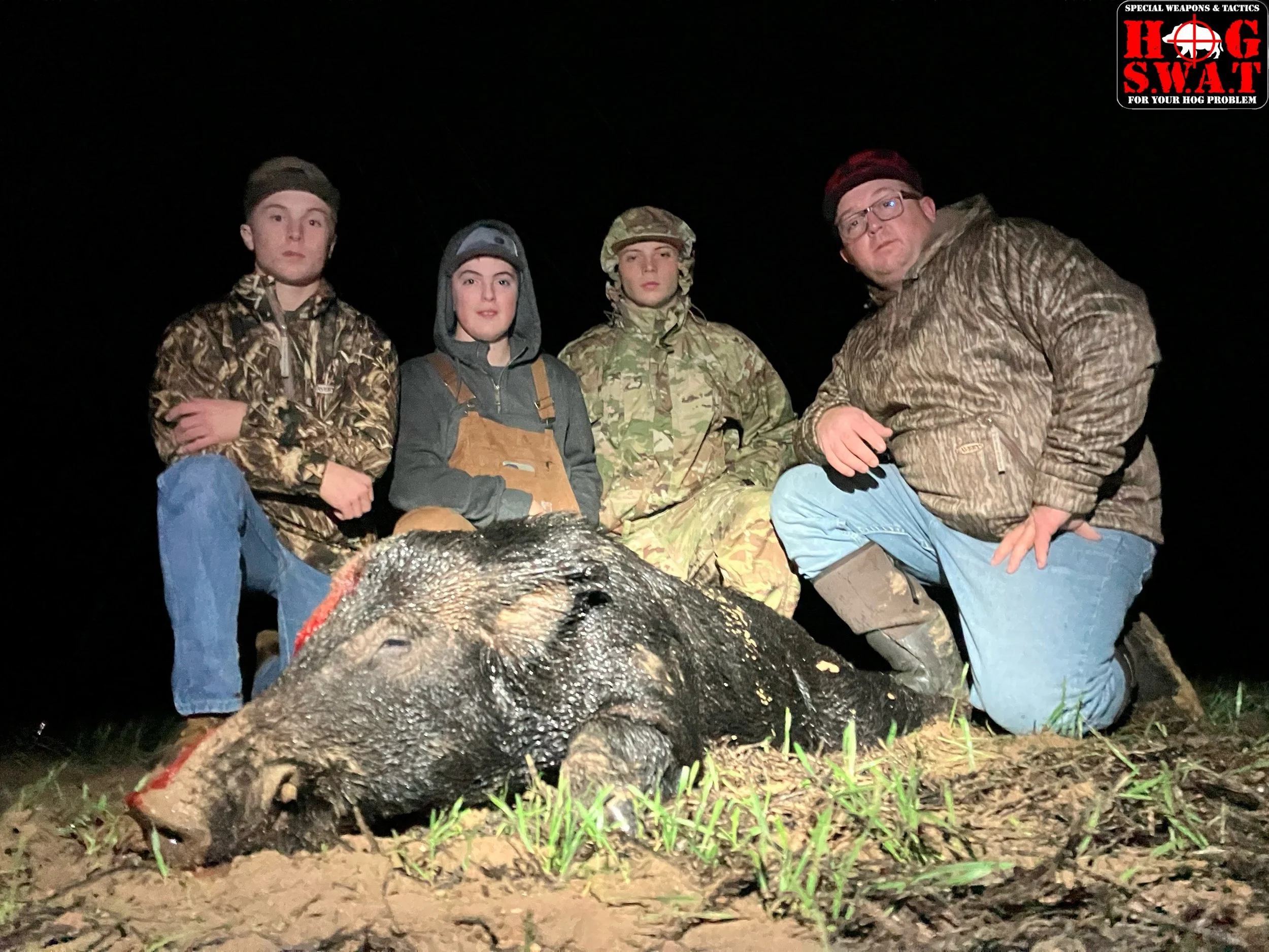 Wild Boar Hunting — Hog S.W.A.T. Guided Night Hog Hunt - Southwest ...
