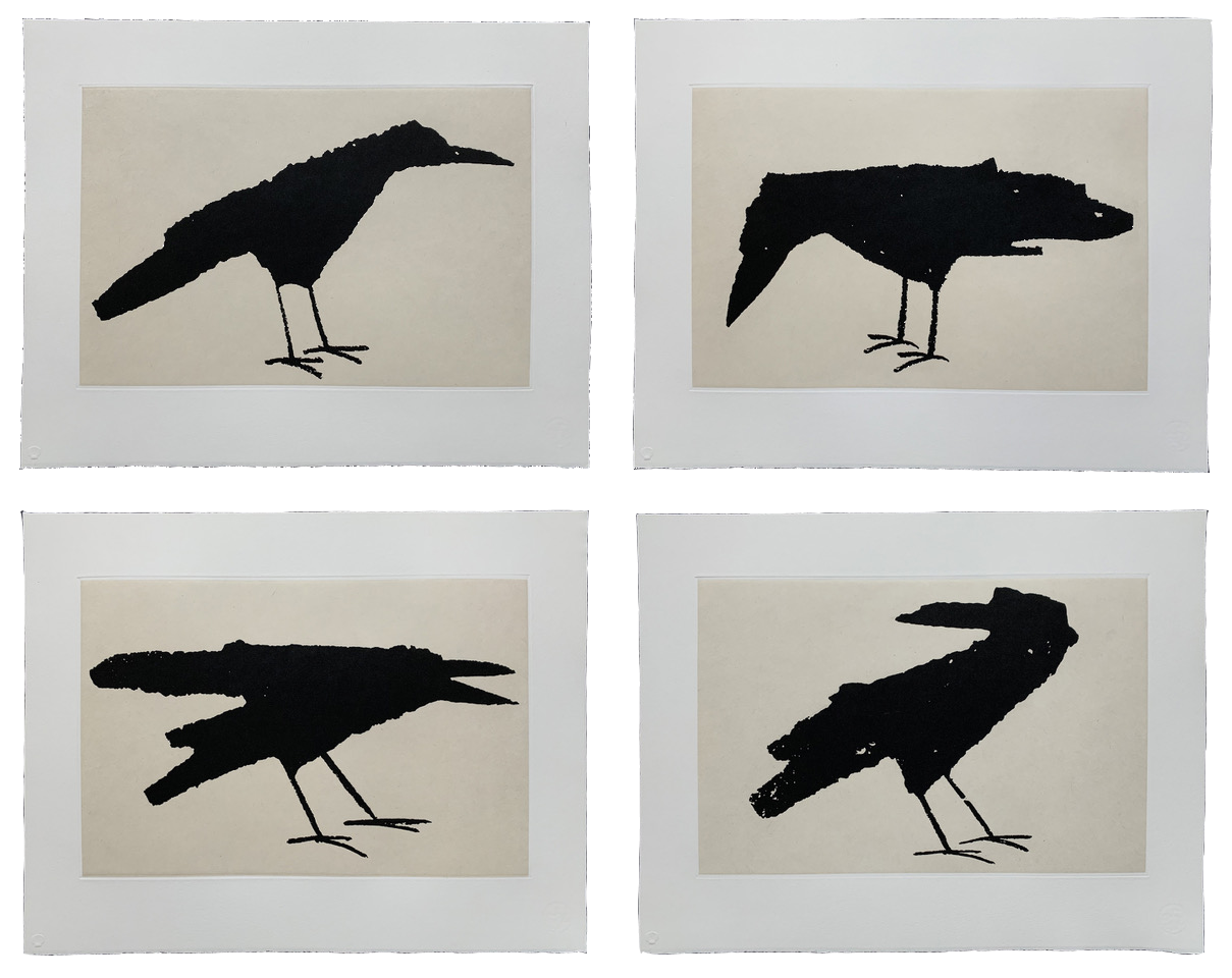Crow suite (Standing Crow, Pecking Crow, Calling Crow, Turning Crow ...