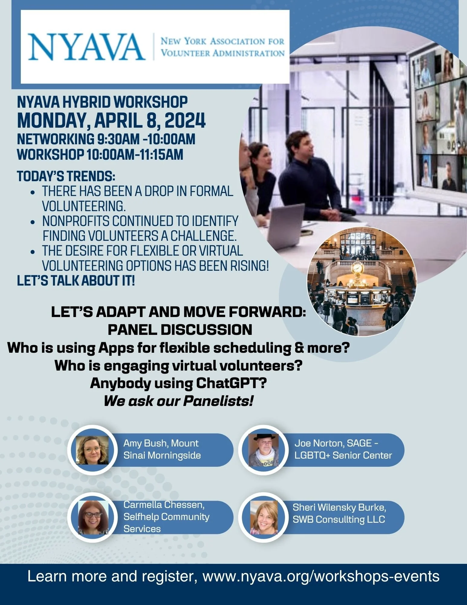 Workshops & Events — New York Association for Volunteer Administration