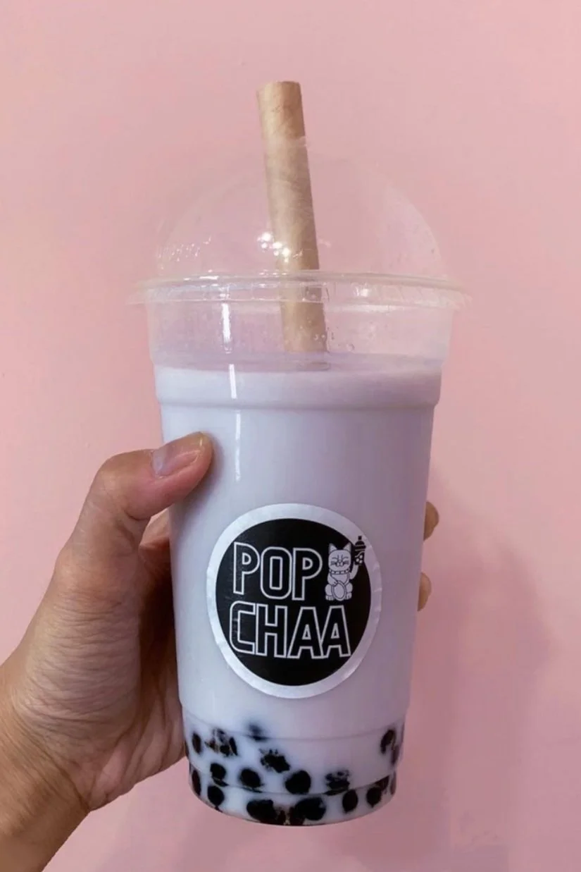 Menu Popchaa Bubble tea and coffee no Porto — Popchaa Bubble tea