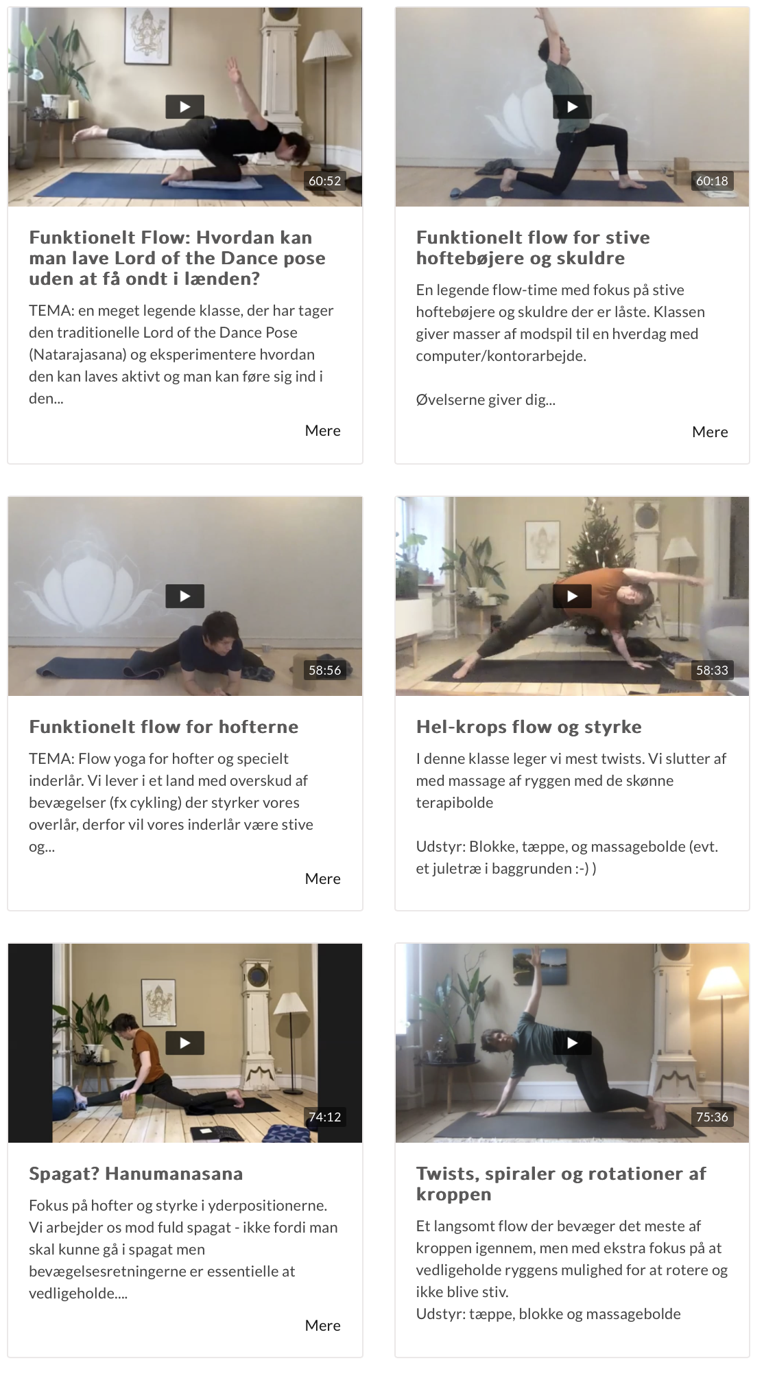 Online yoga - video arkiv — MVMNT - movement of knowledge, body & mind