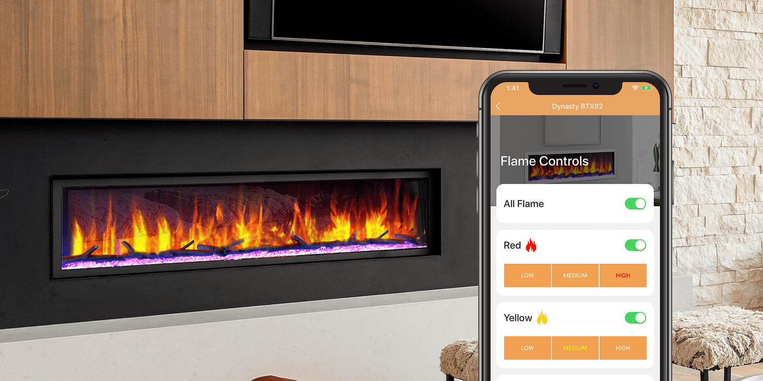 Dynasty App Smart Control | Control Your Electric Fireplace Anytime ...