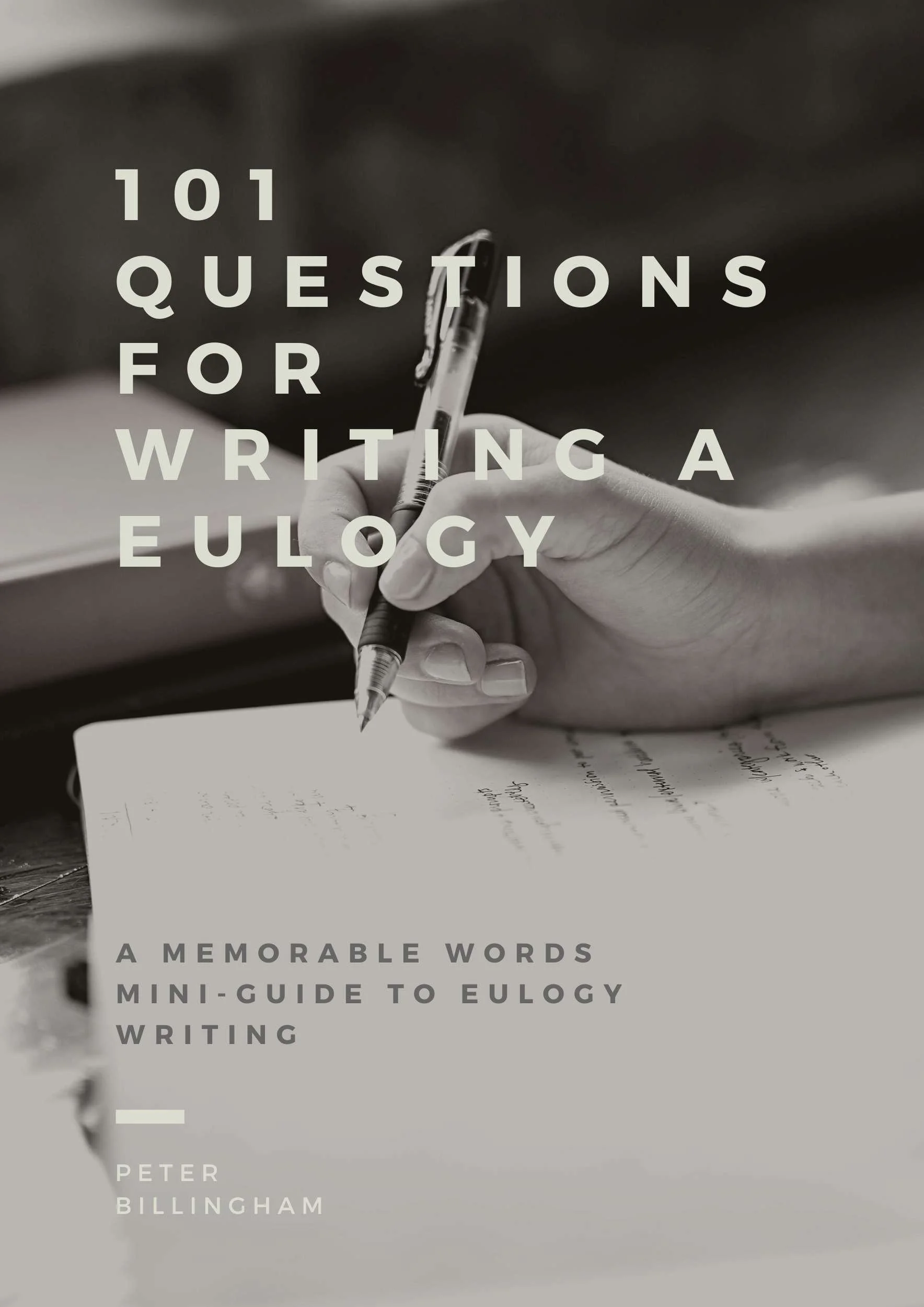 Book Writing Process & Update - How to Write a Eulogy: A Step-by-Step Guide — Peter Billingham ...