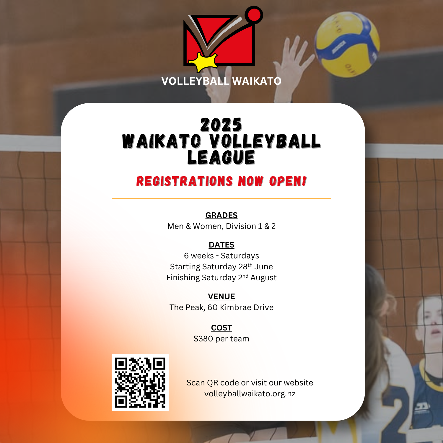 EVENTS — Volleyball Waikato