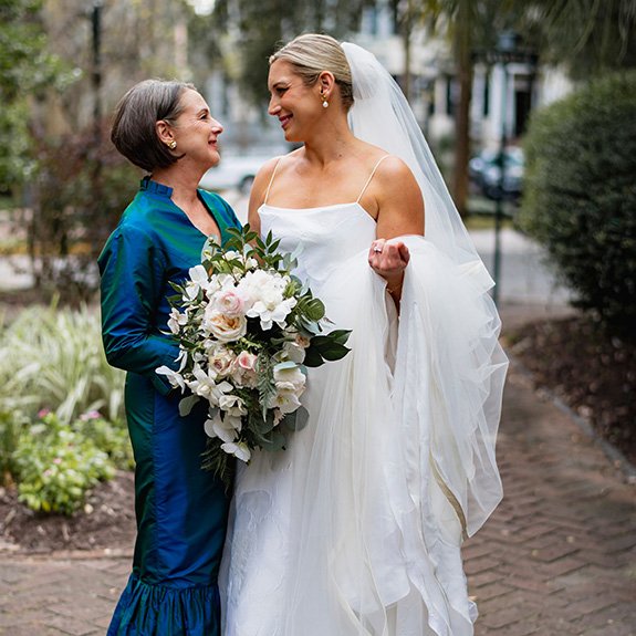 Mother of the Bride V Neck Dresses — Gramercy Atelier