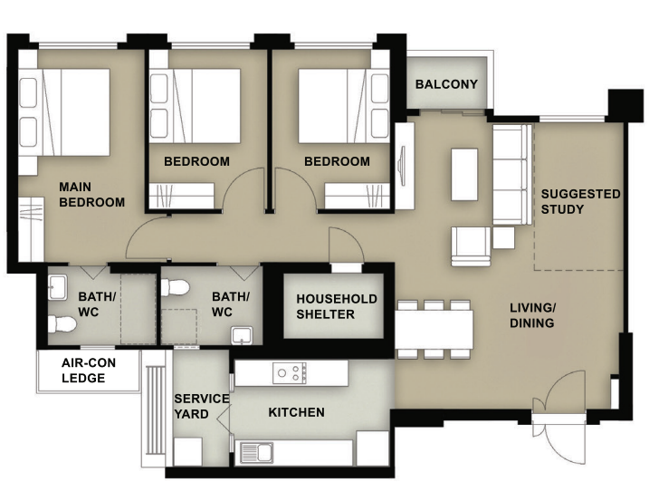BTO Grove Spring @ Yishun 5-room Virtual Home Review — IDIT.SG Interior ...