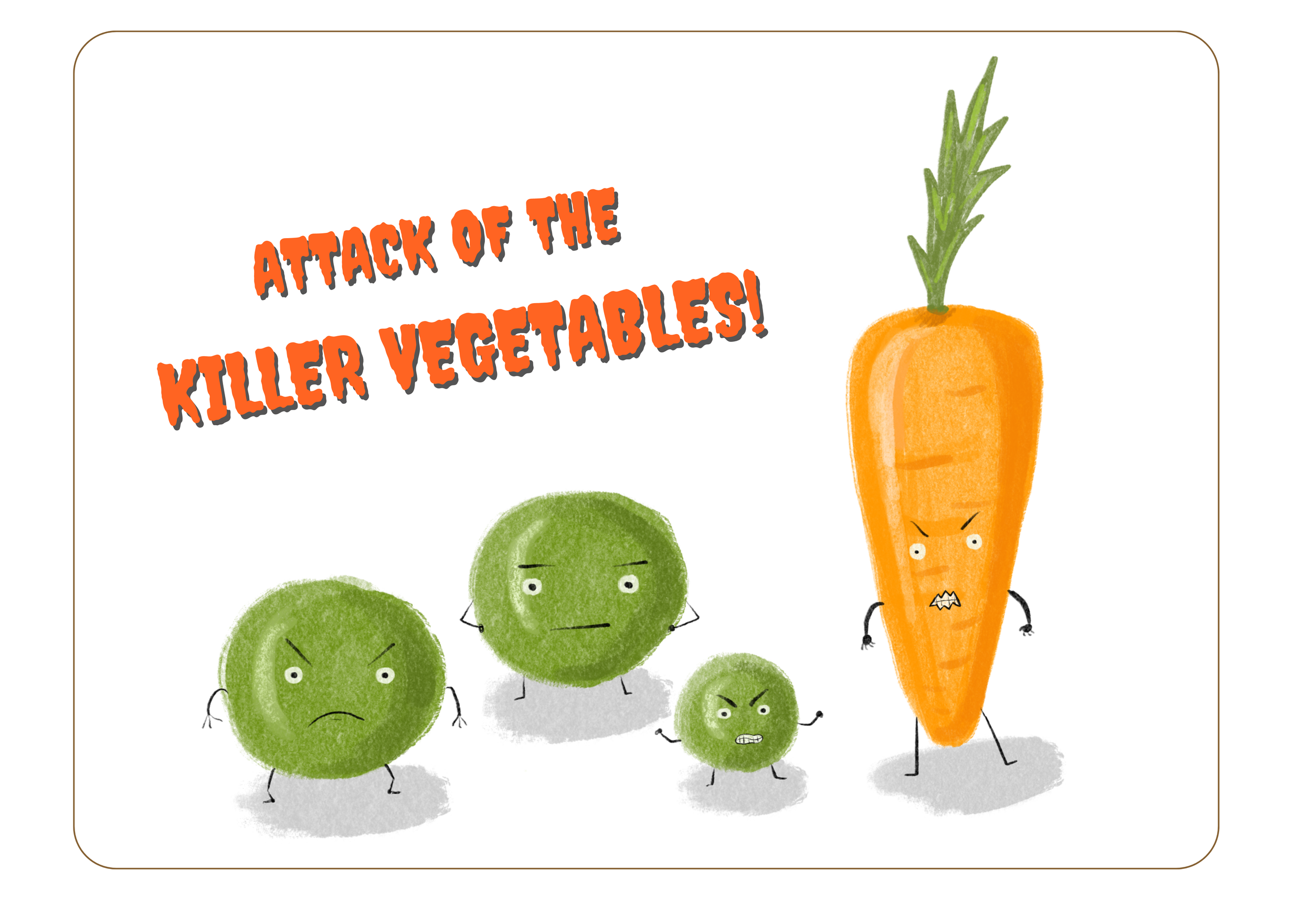 What I learned from 'Attack Of The Killer Vegetables!' 🍅🍆🥕💥 — Ellie Chaney | Artist & Creativity ...