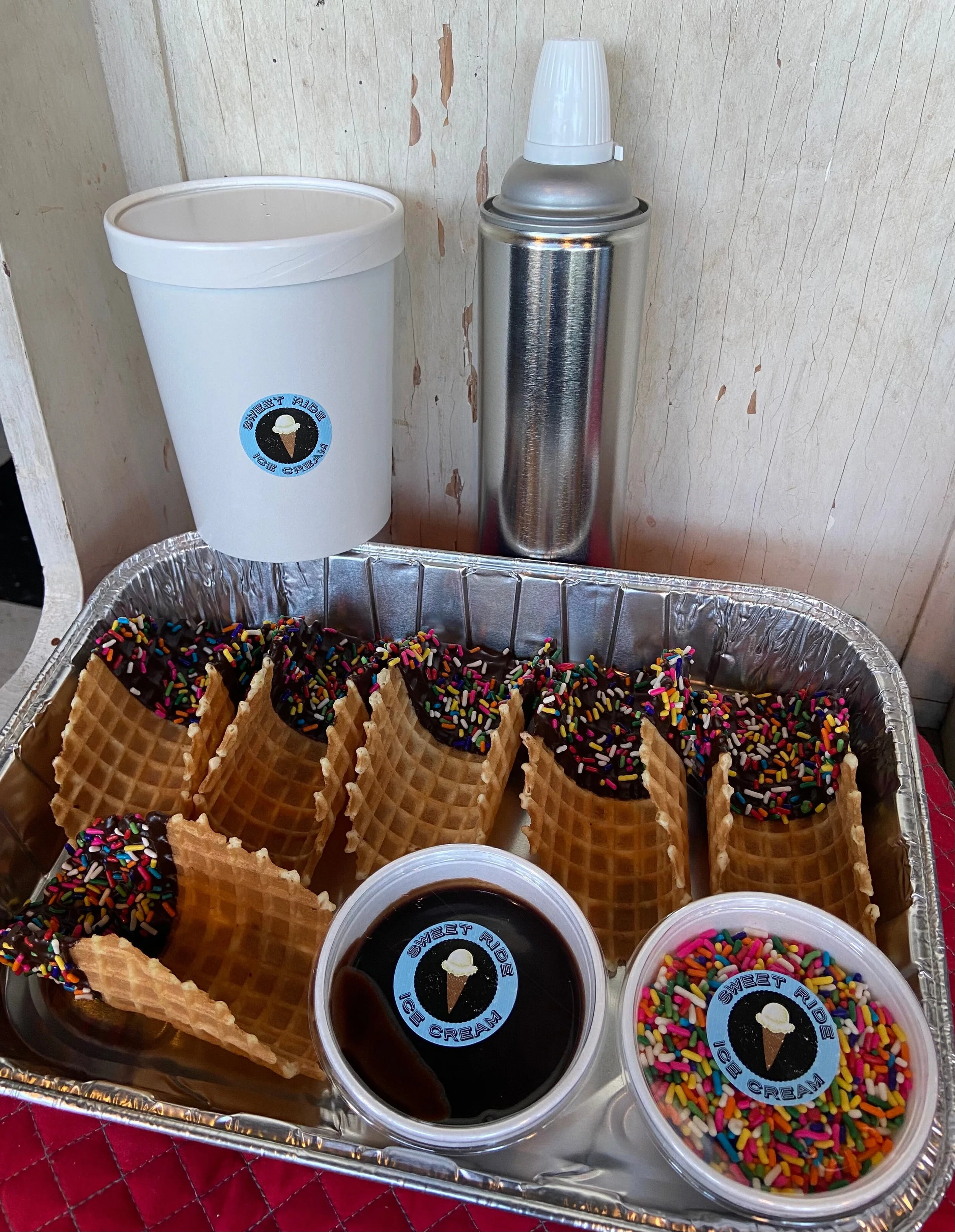 Sweet Ride Celebration Ice Cream Taco Kit — Do It Local Meal PopUps