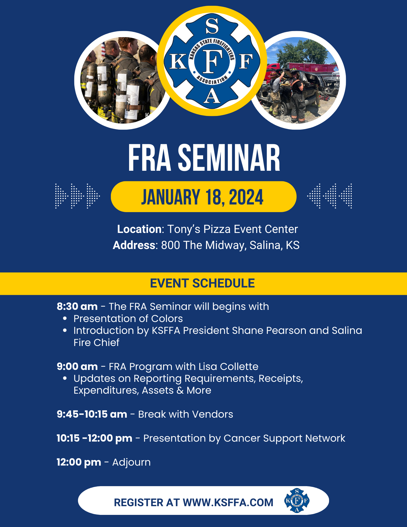 2025 FRA Seminar — Kansas State Firefighters Association