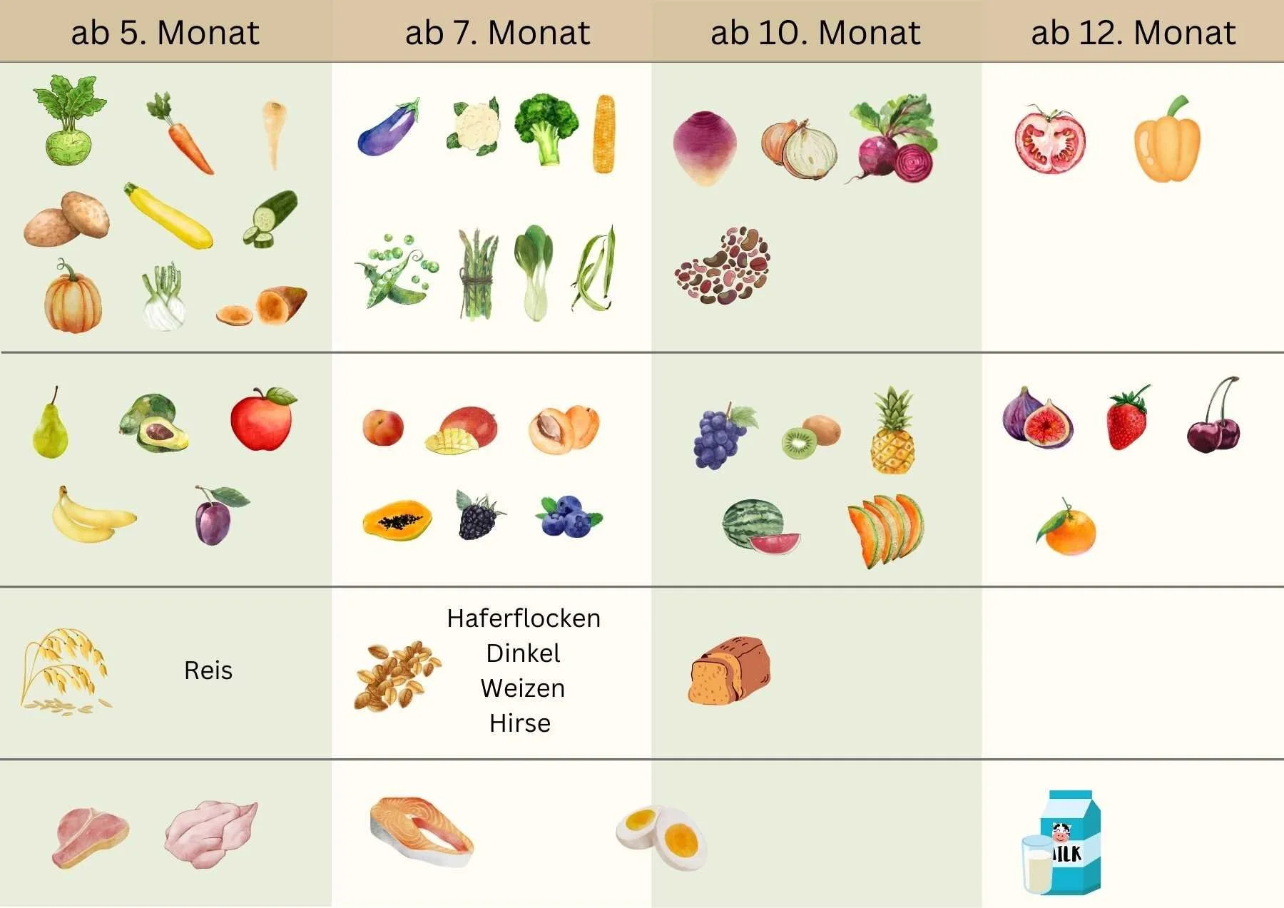 Beikosteinführung: Alles, was Eltern für eine gesunde Ernährung im ...
