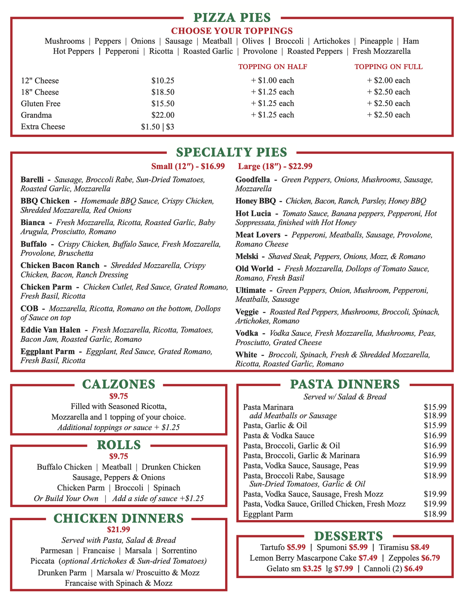 menu-bella-lucia-pizzeria