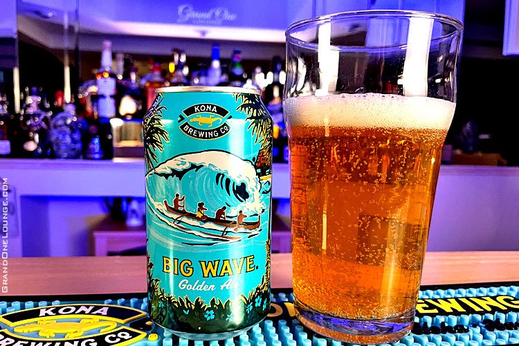 Kona Big Wave Golden Ale: Review — Grand One Lounge: The Home Bar Resource