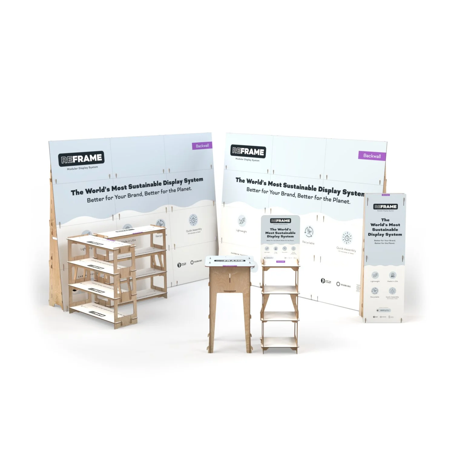 ReFrame Modular Displays – Sustainable Trade Show and Retail Display ...