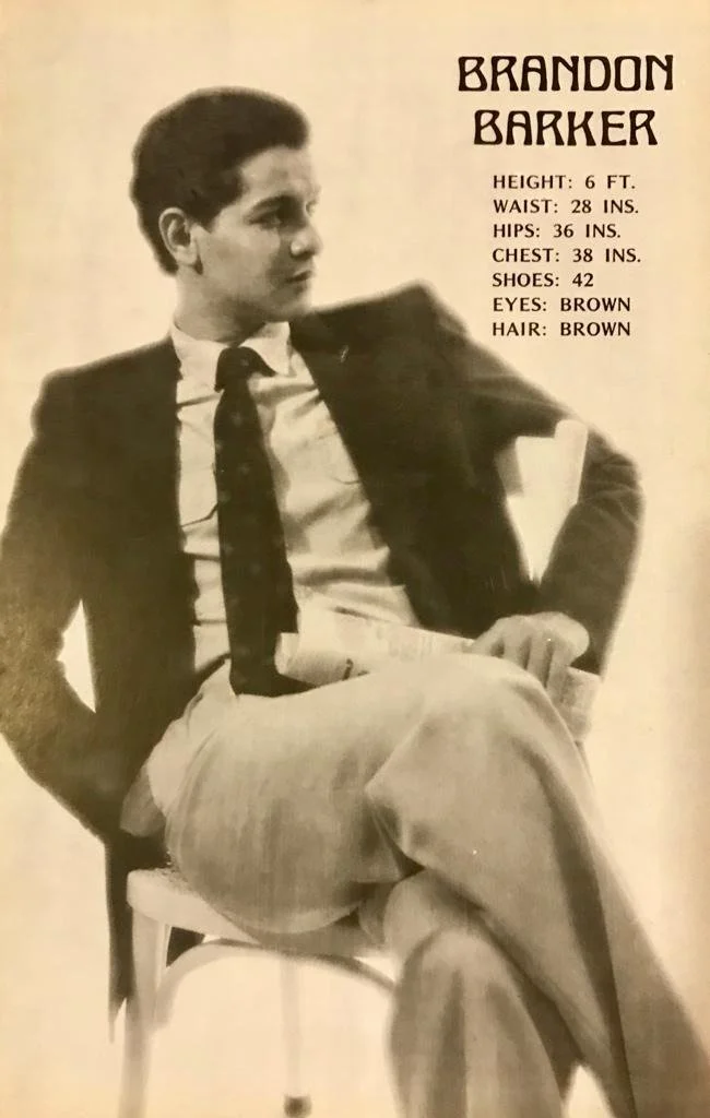 Brandon Barker: Fashion Model and Show Producer — Documenting Fashion ...