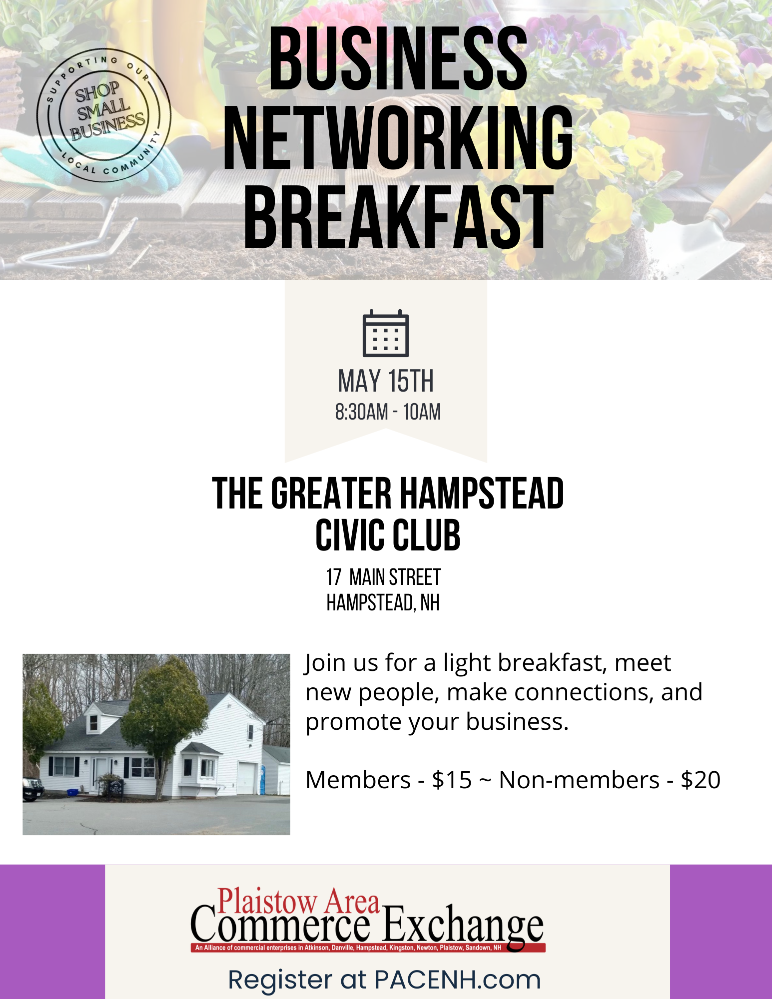 Networking Events — Purchase Membership — PACE NH