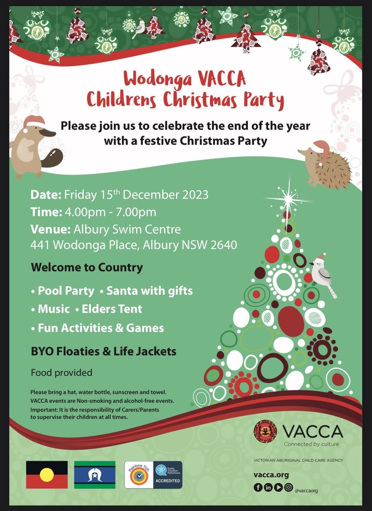 EVENT 32 - Wangaratta & Wondonga VACCA Children’s Christmas Party ...