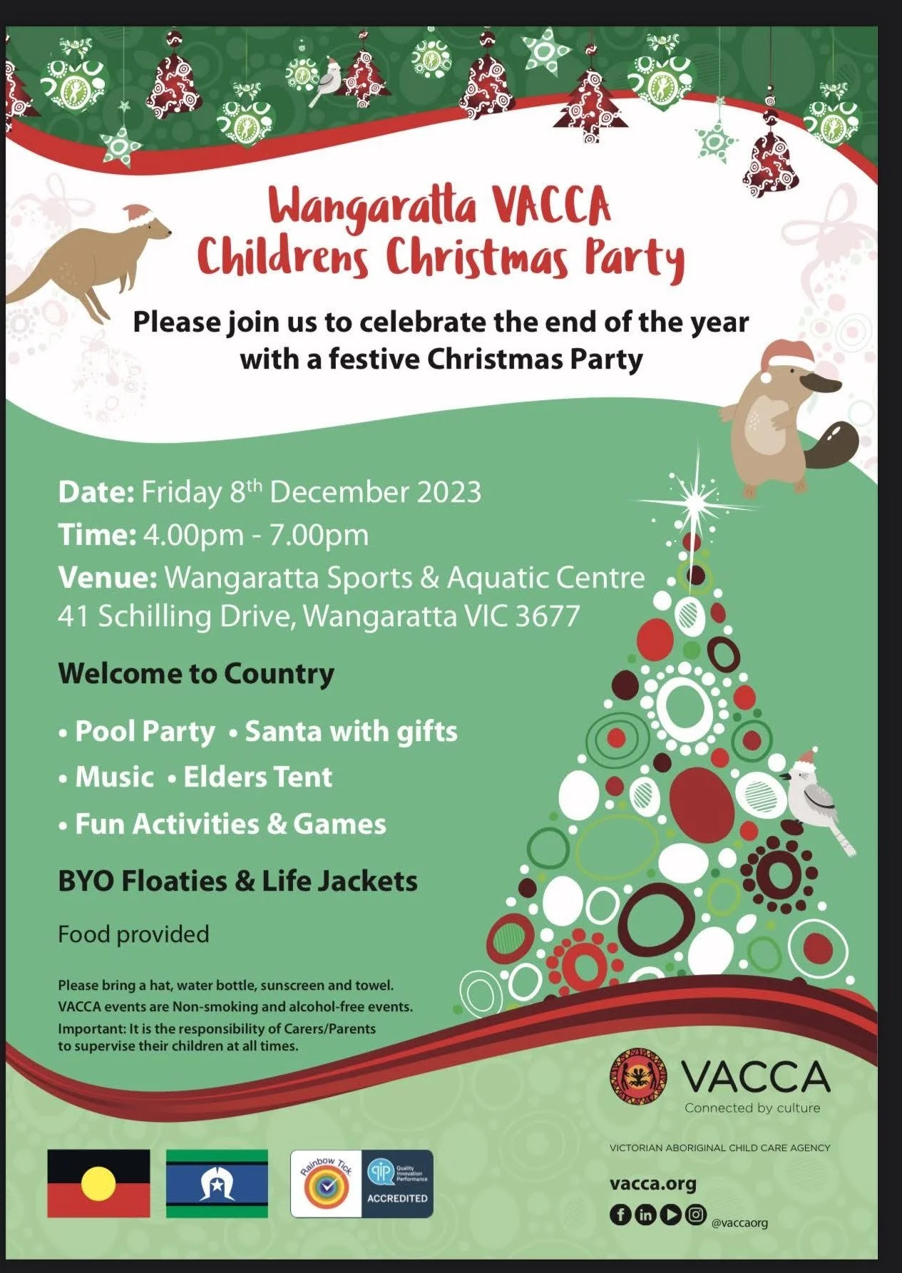 EVENT 32 - Wangaratta & Wondonga VACCA Children’s Christmas Party ...