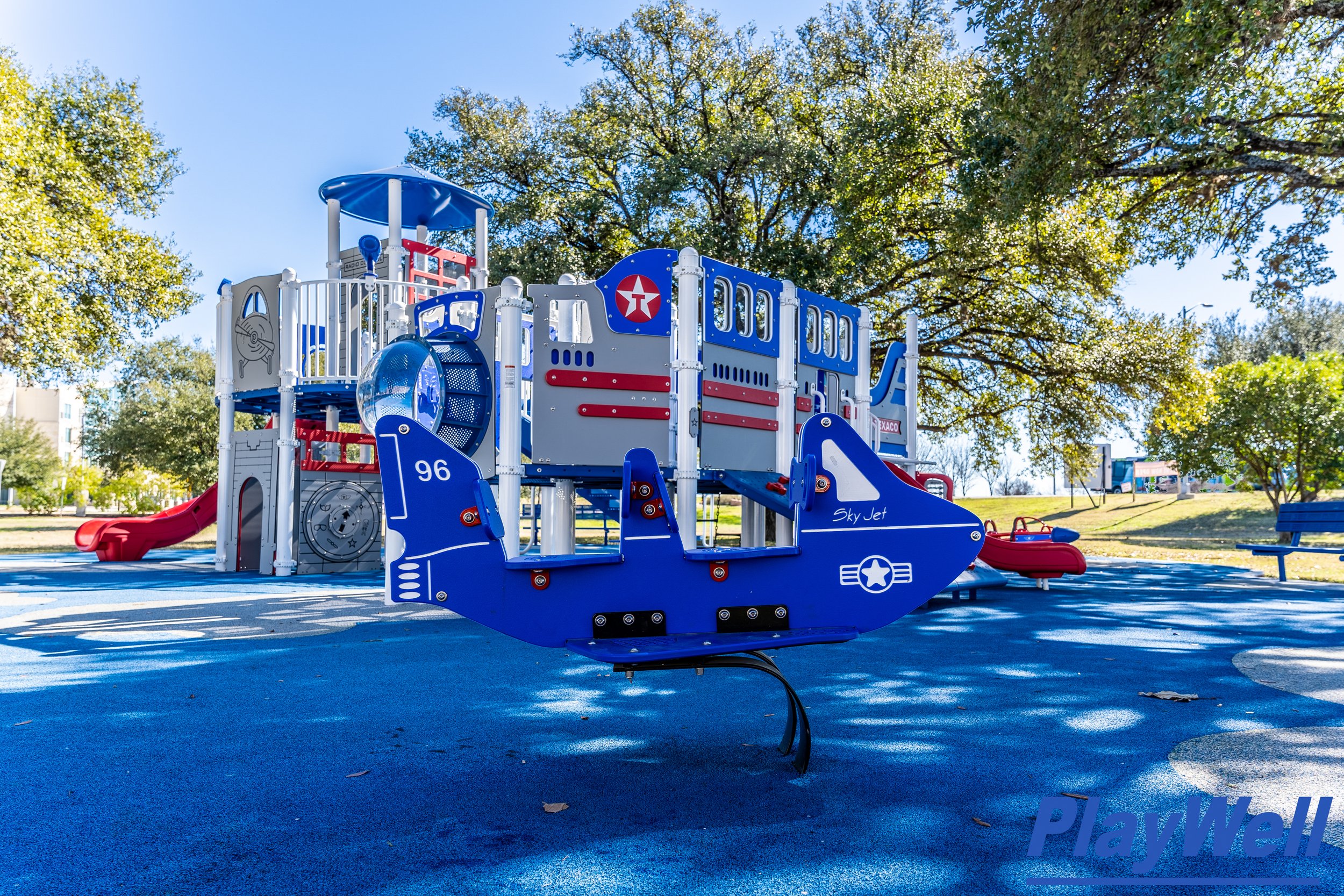 Austin - ABIA Convenience Lot Playground — PlayWell