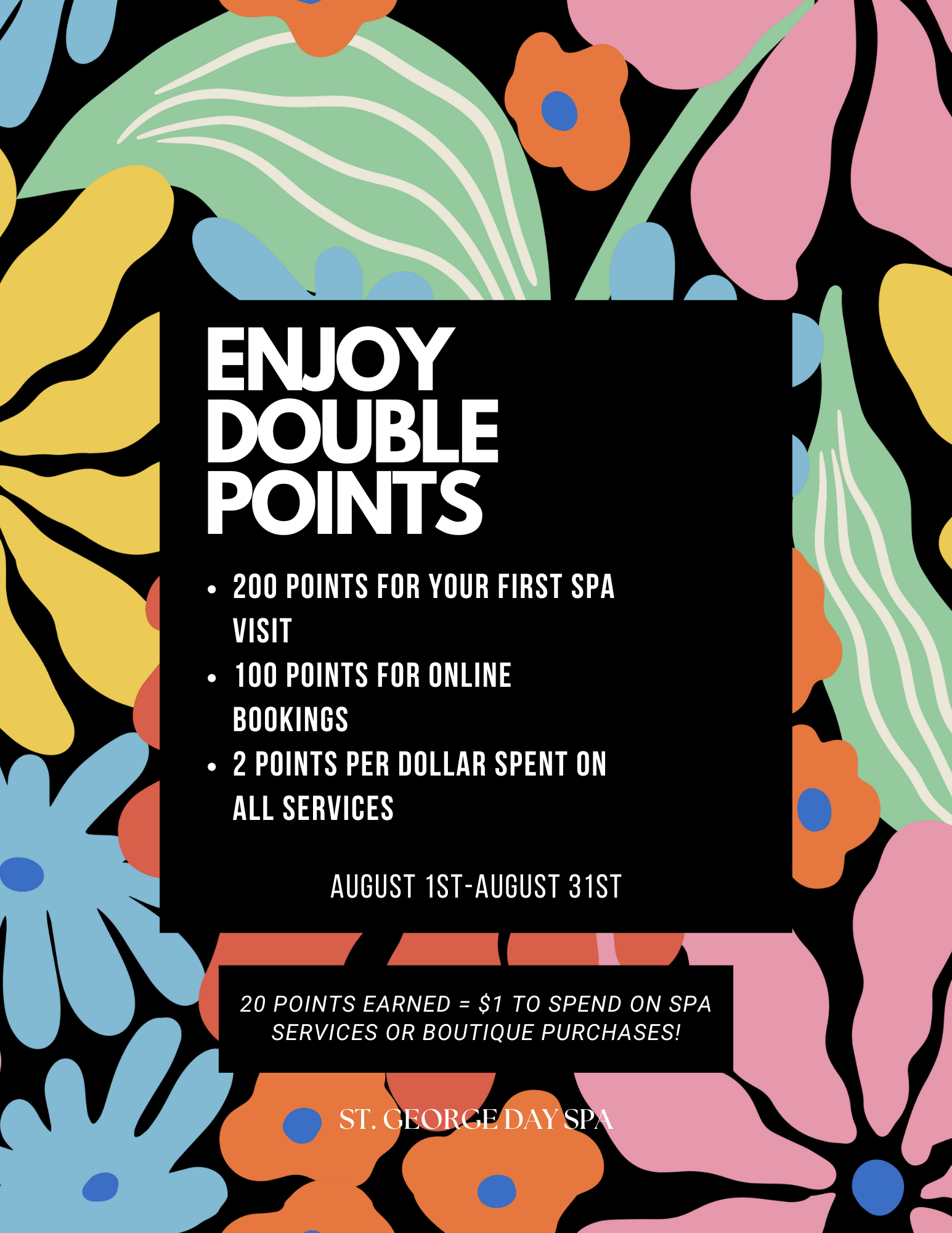 Promos and Specials — St. George Day Spa