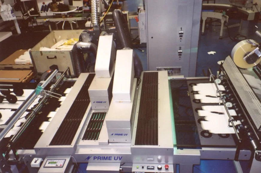 UV High Speed Window Patching Conveyor — Prime UV/IR