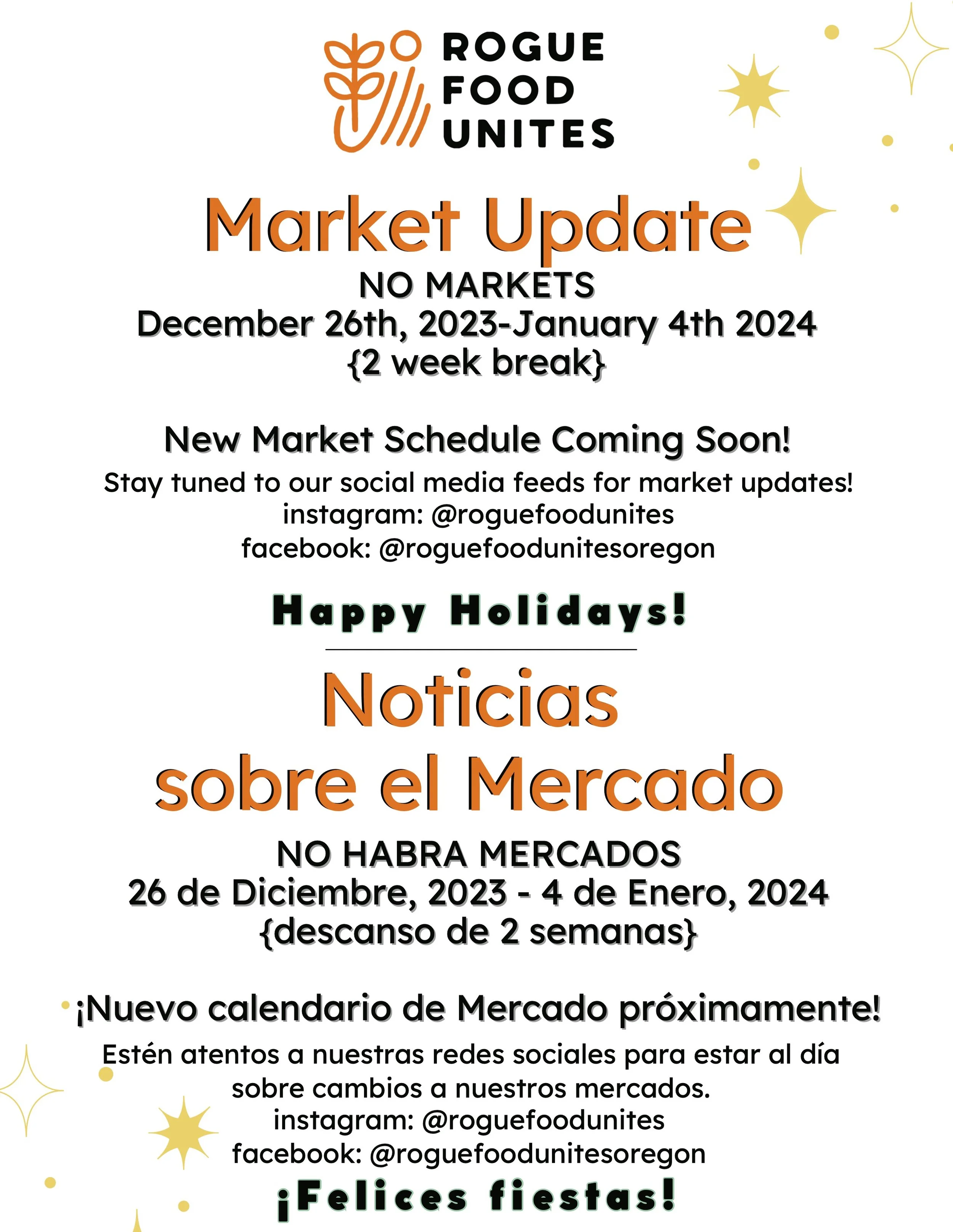 Market Updates — Rogue Food Unites