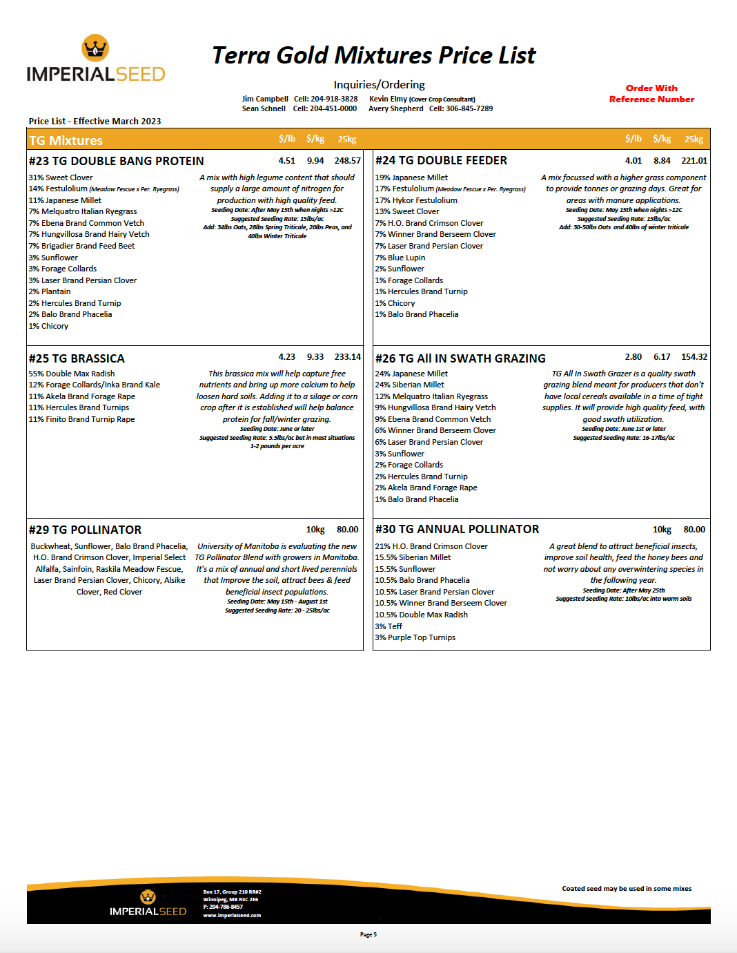 General 2 — Imperial Seed